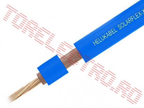 Cablu pentru Panouri Solare 2.5mm2 Cupru Pur Stanat Albastru Solarflex